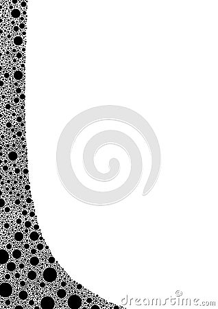 Background With Bubbles Border Cartoon Vector | CartoonDealer.com #5388211