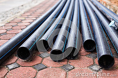 Background Of Colorful Big Plastic Pipes. Stock Image | CartoonDealer ...
