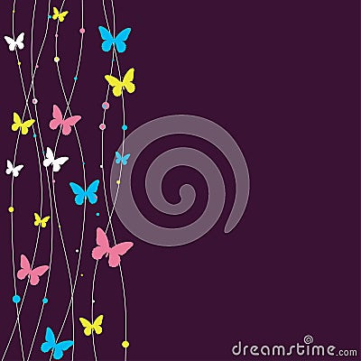 Background Design With Butterfly. Stock Photos - Image: 13689763