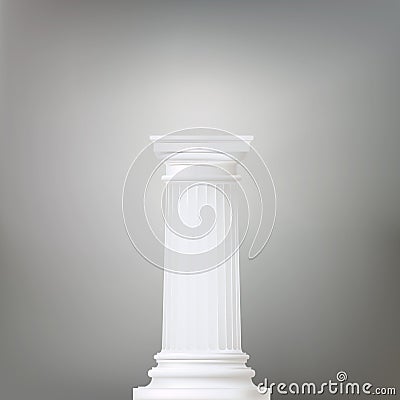 Background With Doric Column Cartoon Vector | CartoonDealer.com #34374089