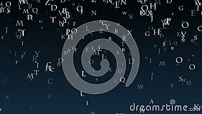 The Background Matrices of Letters. Matrix of the English Alphabet ...