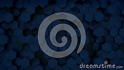 Background of Moving Cells in Form of Honeycombs. Animation Stock ...