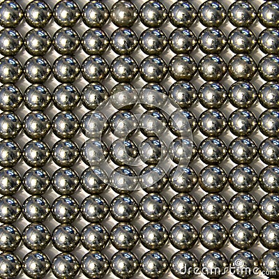 Background Of Small Metal Balls On A Light Background Royalty-Free ...