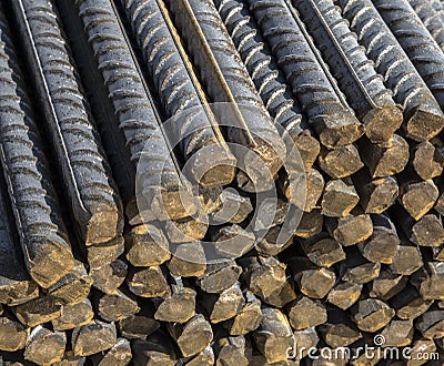 Background Texture Of Steel Rods Royalty-Free Stock Photography ...
