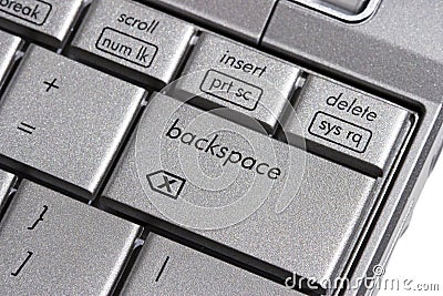 Backspace Key Stock Photography - Image: 9560772