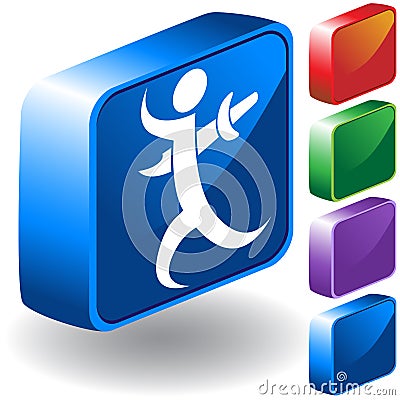 Backstab 3D Icon Stock Image - Image: 9584341