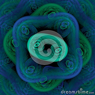 Bacteria Under Microscope Royalty-Free Cartoon | CartoonDealer.com ...