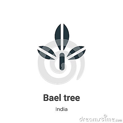 Bael Tree Vector Icon On White Background. Flat Vector Bael Tree Icon ...