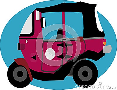 CUTE BAJAJ CARTOON Vector Illustration | CartoonDealer.com #59168034