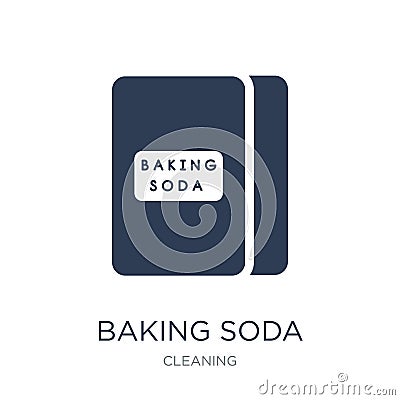 Baking Soda Icon. Trendy Flat Vector Baking Soda Icon On White B ...
