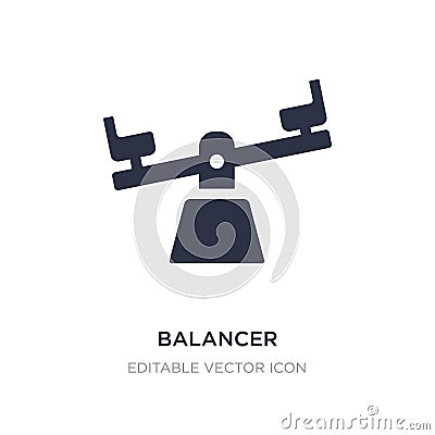 Balancer Icon On White Background. Simple Element Illustration From ...