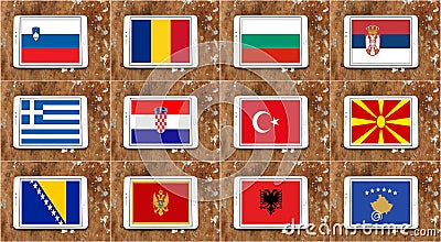 The Balkans Stock Illustration - Image: 66112526