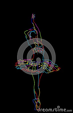 Ballerina Stilizzata Immagini Stock - Immagine: 20453344