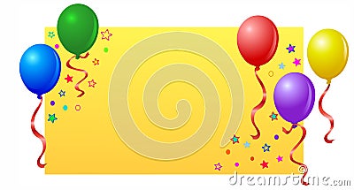 Pink Party Border stock vector. Illustration of design - 25657819