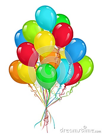 Balloons Cartoon Vector | CartoonDealer.com #14303601