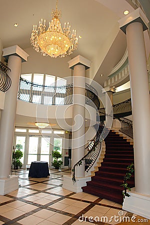Ballroom Staircase Stock Photography - Image: 12238462