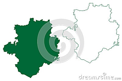 Balod District Chhattisgarh State, Durg Division, Republic Of India Map ...