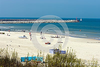Baltic Beach In Poland Royalty Free Stock Image - Image: 16040656