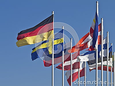 Baltic Flags Stock Illustration - Image: 45951862