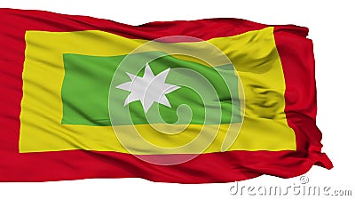 Bandera Aislada De La Ciudad De Malambo, Colombia Metrajes - Vídeo de ...