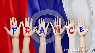 Bandera de francia animada almacen de video. Vídeo de patriotismo ...