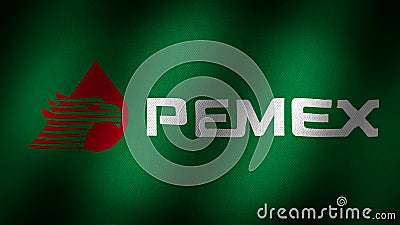 Bandera blanca de Pemex metrajes. Vídeo de gota, indicador - 94470424