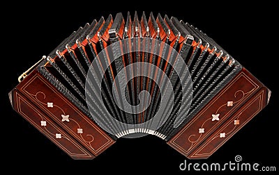 Bandoneon, Argentine Tango Instrument, Isolated Royalty Free Stock ...