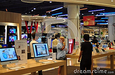 Bangkok, Thailand: Computer Dept. At Siam Paragon Editorial Image ...