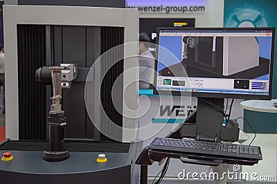 5-axis Optical CMM Machine Editorial Image | CartoonDealer.com #135341648