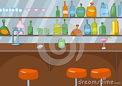Bar Cartoon Stock Photography - Image: 27693692