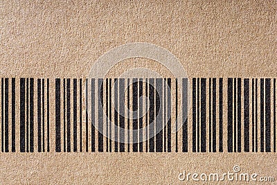 Barcode Symbol On Cardboard Royalty-Free Stock Image | CartoonDealer ...
