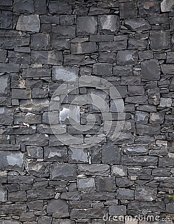 Basalt Blocks Wall Stock Images - Image: 35681744