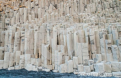 Basalt Rock Columns At Reynisfjara Iceland Stock Image - Image: 33665641