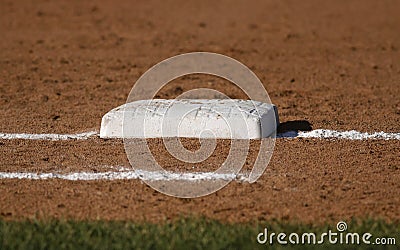 Baseball Base Closeup Royalty Free Stock Photos - Image: 16710098