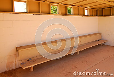 Baseball Dugout Royalty Free Stock Photos - Image: 2291078
