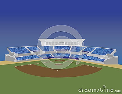 Baseball Stadium Vector Stock Images - Image: 4670584