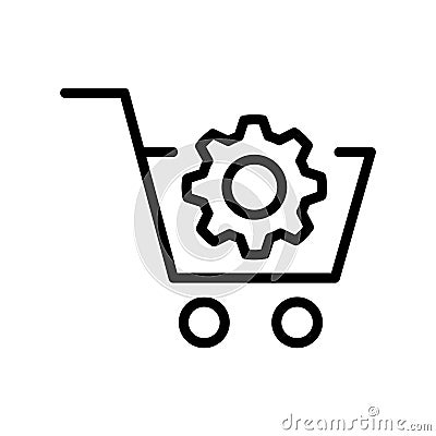Procurement Icon On A White Background. Cartoon Vector | CartoonDealer ...