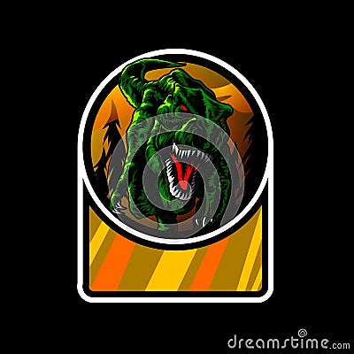 Tyrek Mascot Logo Esport Template Stock Photography | CartoonDealer.com ...