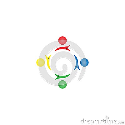 These Are Symbols, Icons, Logos, Teamwork, Cooperation, Meetings ...