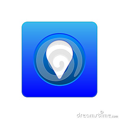 Isolated And Trendy Style Maps Logos Vector Illustration ...