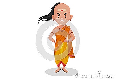 Chanakya Vector Cartoon Illustration | CartoonDealer.com #224589235