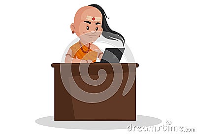 Chanakya Vector Cartoon Illustration | CartoonDealer.com #224589246