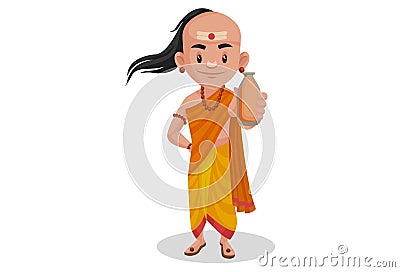 Chanakya Vector Cartoon Illustration | CartoonDealer.com #224589280