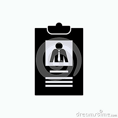 Candidate Icon. Nominee, Applicant Symbol. Basic RGB Royalty-Free Stock ...