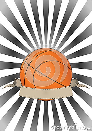 Basketball Banner Vector Illustration | CartoonDealer.com #26984196