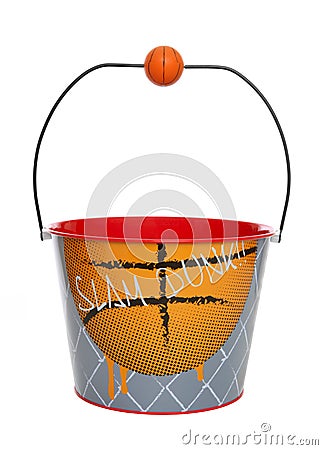 Basketball Bucket (Pail) Royalty Free Stock Photography - Image: 13217967