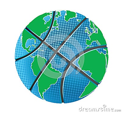 Basketball Is My World Stock Vector - Image: 77047677