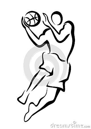 Basketball Player In Jump Stock Photography - Image: 26969582