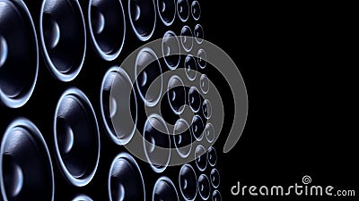Bass speakers background. stock footage. Video of boom - 65490212