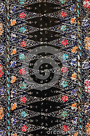 Batik Texture Made In Malaysia Stock Image - Image: 20657301
